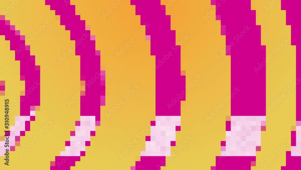 Retro 8-Bit Video Game background. Seamless looped Stock Video | Adobe ...