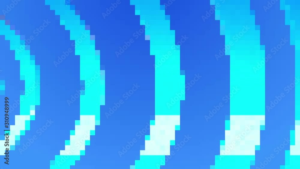 Retro 8-Bit Video Game background. Seamless looped Stock Video | Adobe ...