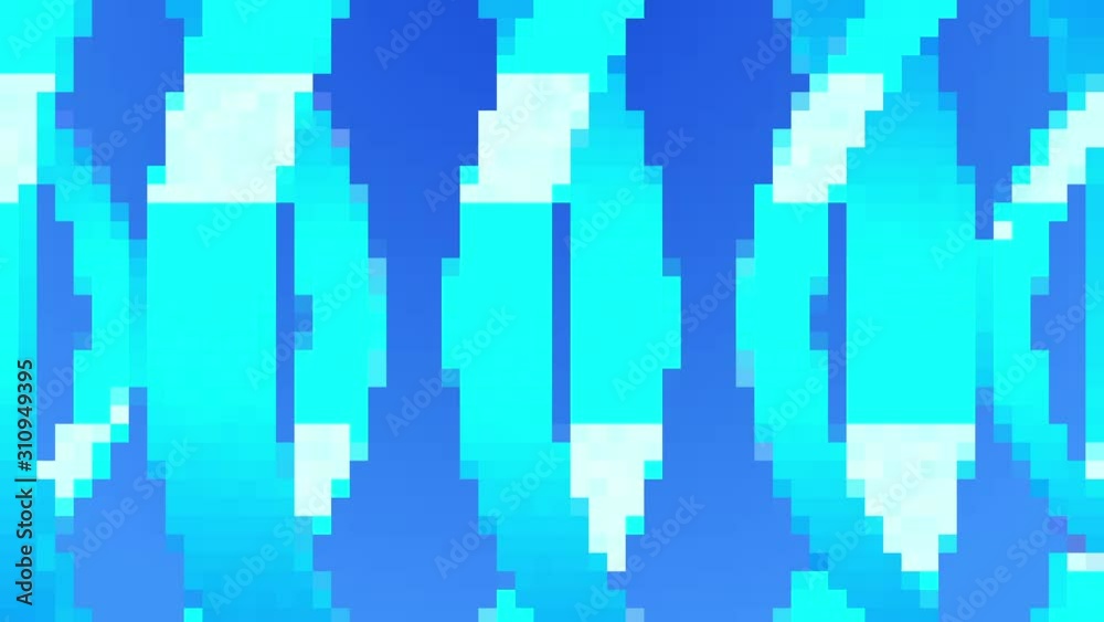 Retro 8-Bit Video Game background. Seamless looped Stock Video | Adobe ...