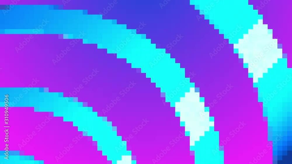 Retro 8-Bit Video Game background. Seamless looped Stock Video | Adobe ...