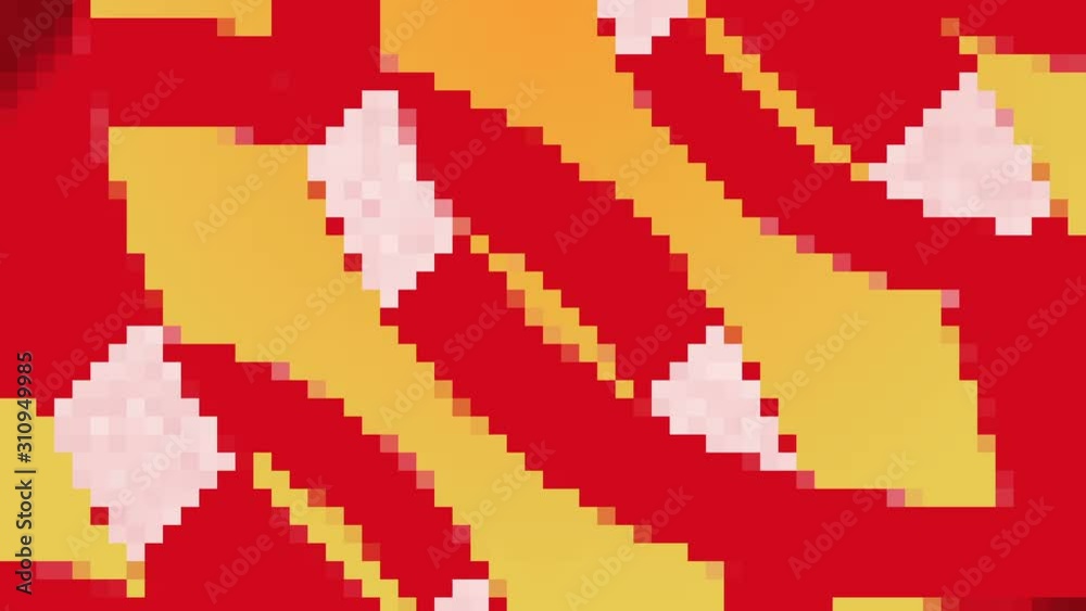 Retro 8-Bit Video Game background. Seamless looped Stock Video | Adobe ...
