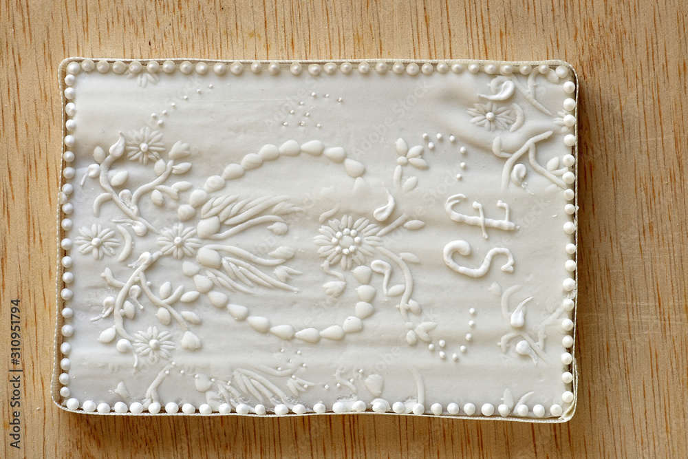 sugar and paste textures for decorated cakes Stock Photo | Adobe Stock