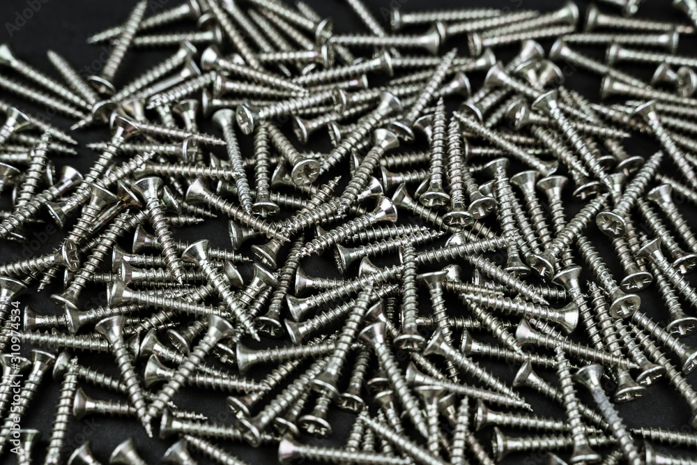 Tapping screws made of steel, metal screw, iron screw, chrome screw ...
