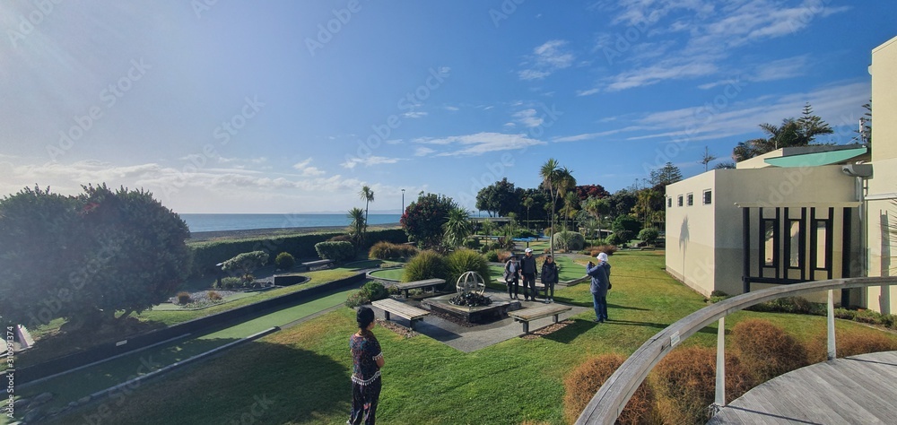 Napier, North Island / New Zealand - December 21, 2019: Napier, The Art ...