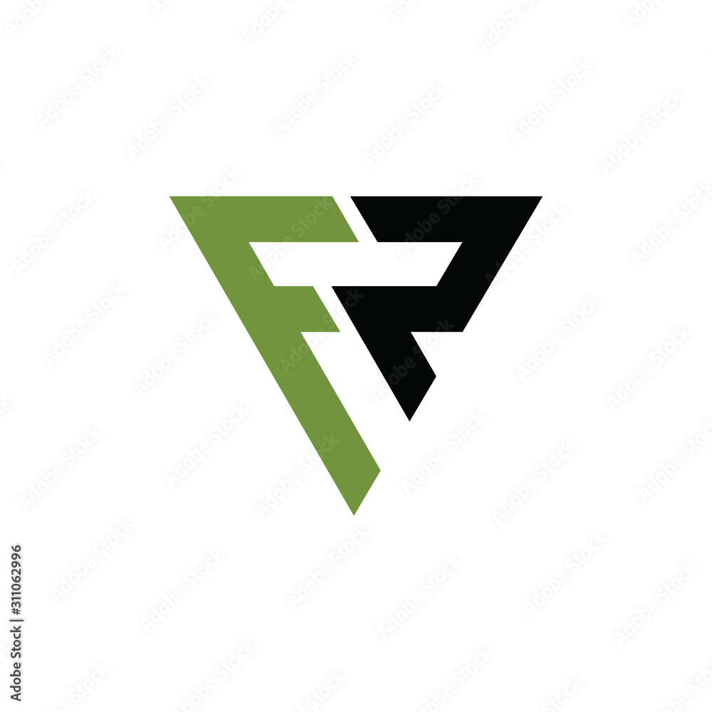 Initial letter fr or rf logo vector templates Stock Vector | Adobe Stock