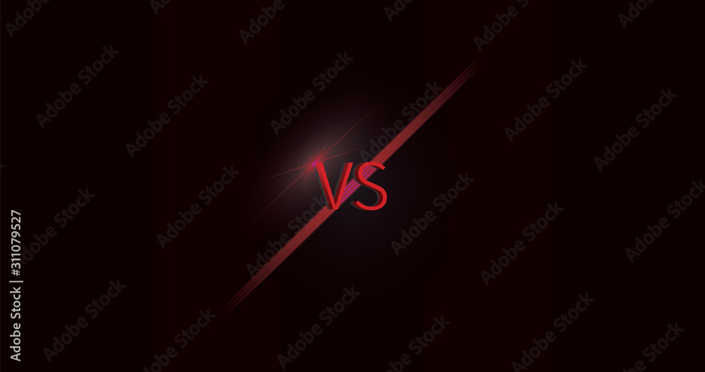 Versus Battle template, Competition match game abstract background, vs ...