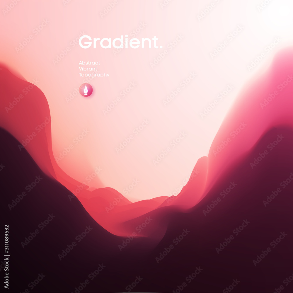 Fluid gradient background design. Futuristic liquid abstract colorful ...
