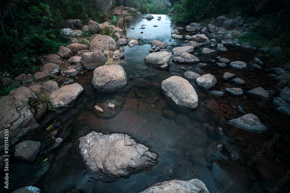 Nature around Lagoa do Vento and Risco waterfalls in Rabacal valley ...