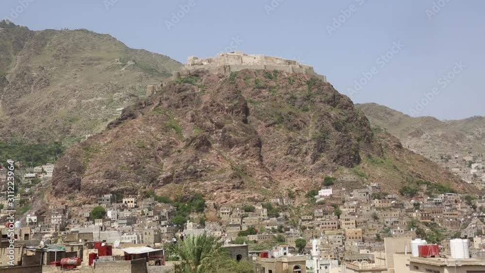The historical castle (Alqahera), which is one of the most important ...