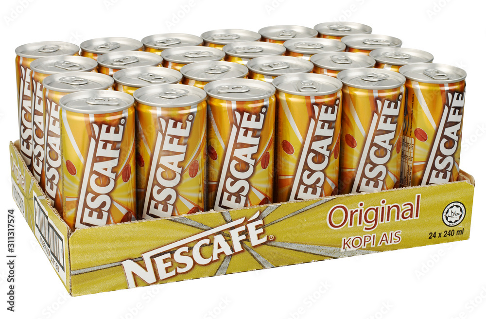 carton of nescafe can drink Stock Photo | Adobe Stock