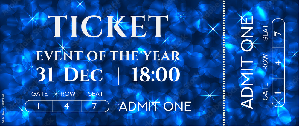 Party Ticket Background