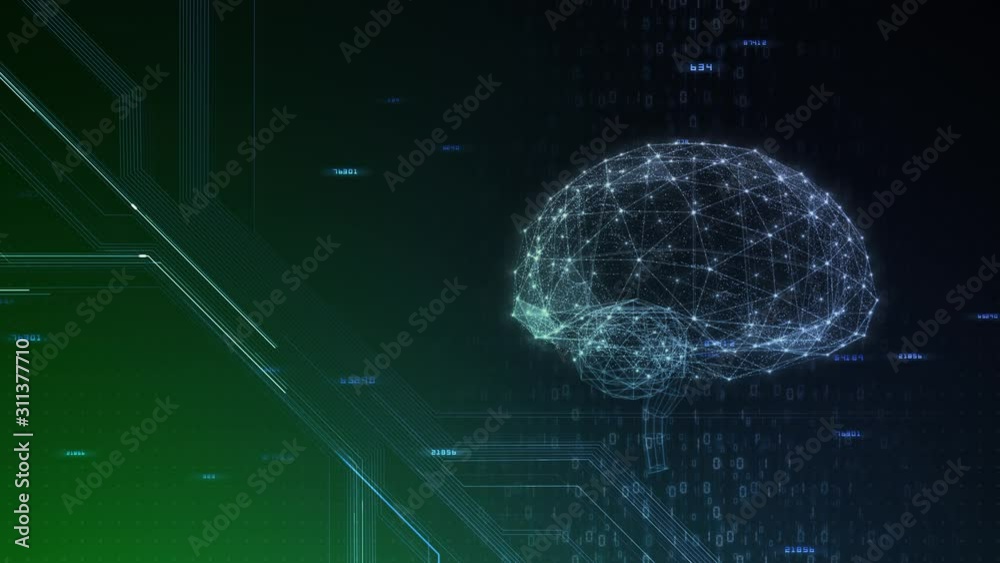 AI, Artificial intelligence digital brain big data deep learning ...