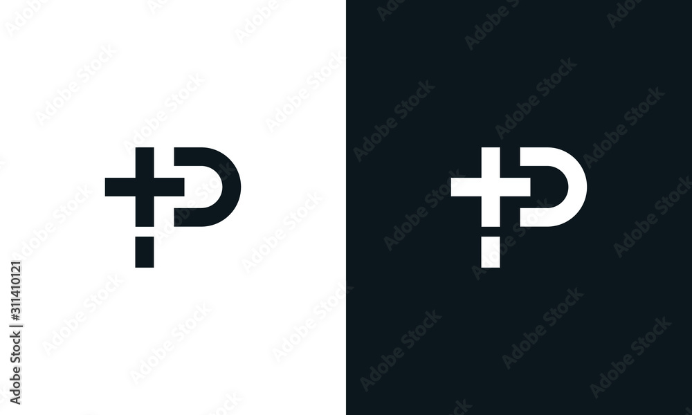 Minimalist Abstract Letter P Medical Logo This Logo Icon Incorporate Minimalist Abstract Letter P Medical Logo This Logo Icon Incorporate