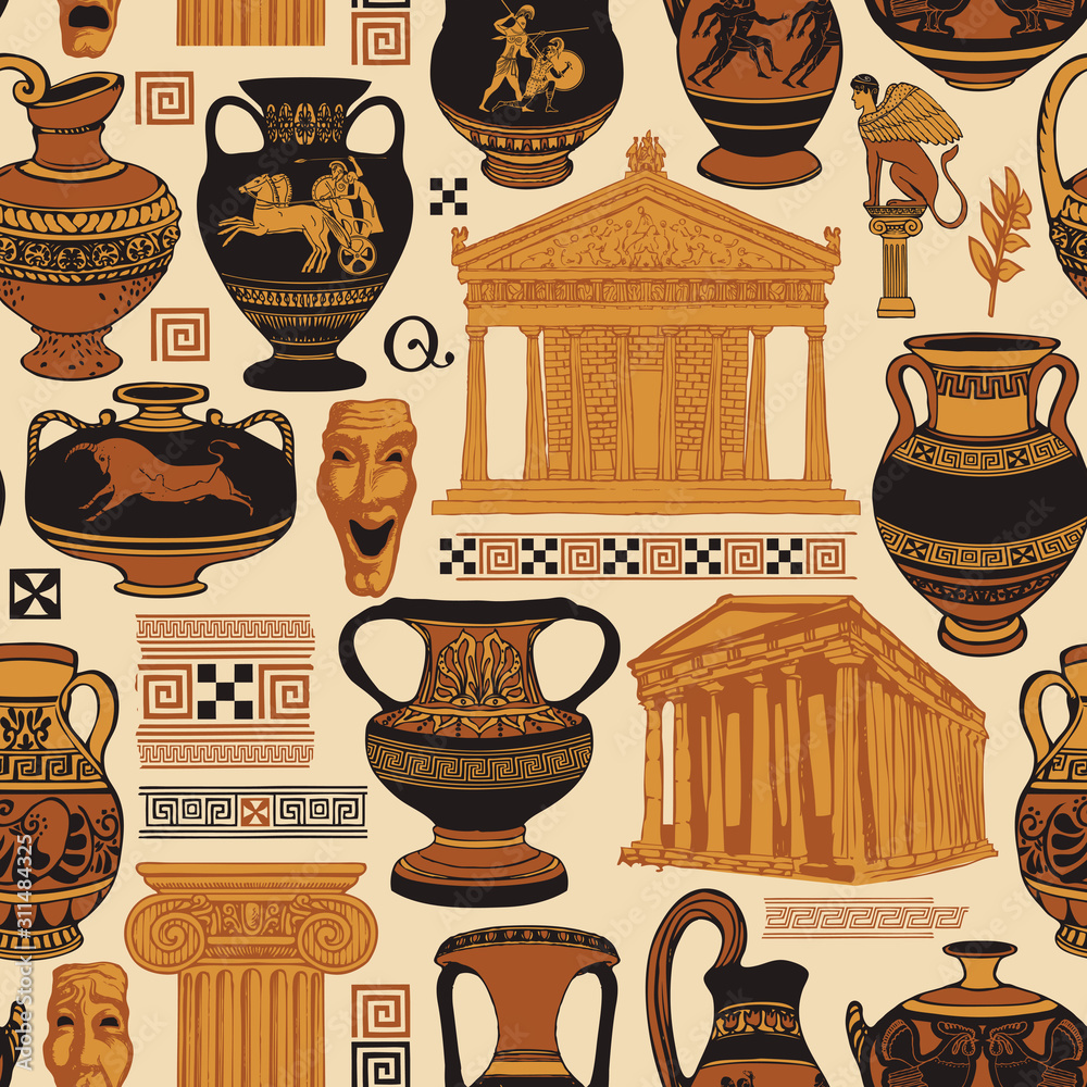 Greek Vector Pattern