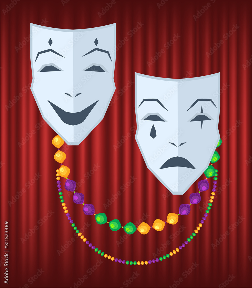 Laughing Crying Mask