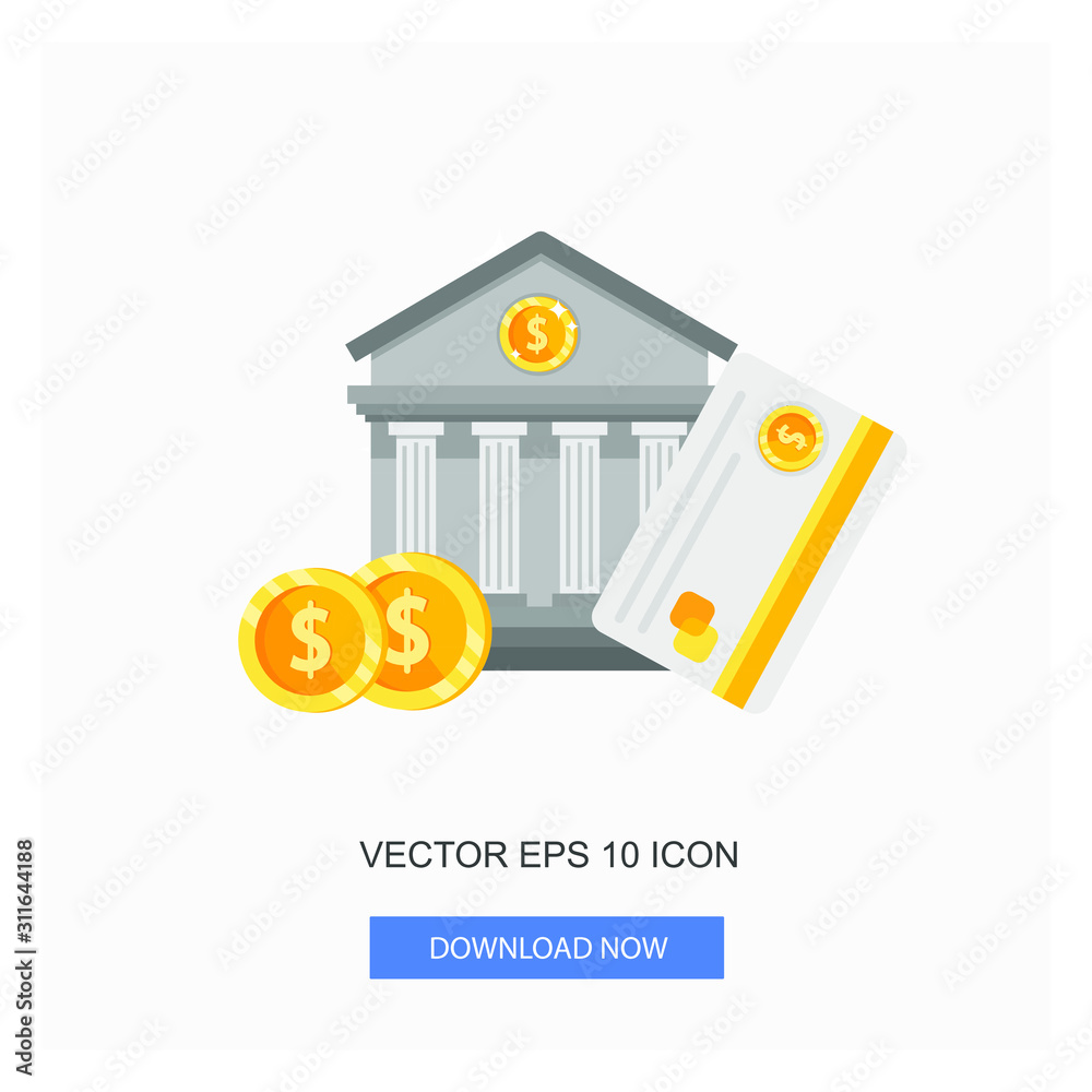 Silver Card Right Side With Two Gold Coin Dollar Sign Left Side From ...