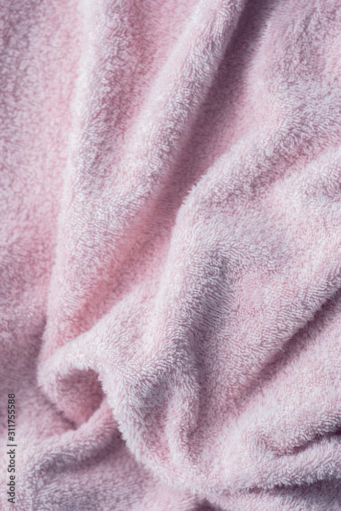 Texture of soft tissue fibers. Close-up.Fluffy Gentle baby fabric with ...
