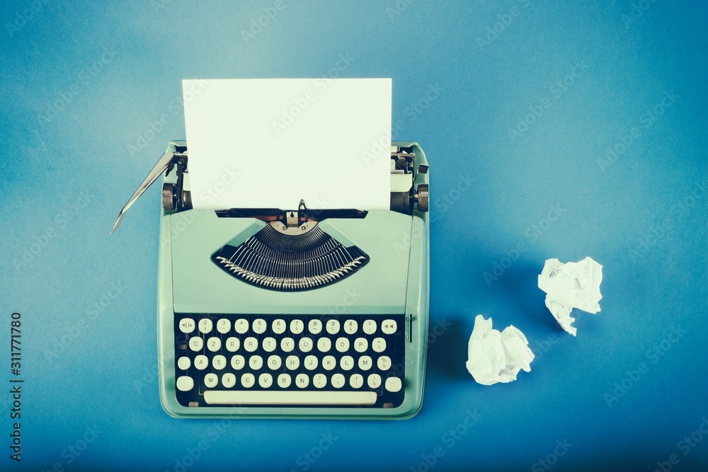 Vintage Typewriter Paper Photography