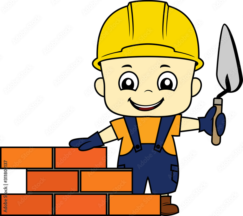 Cartoon Masonry Clipart