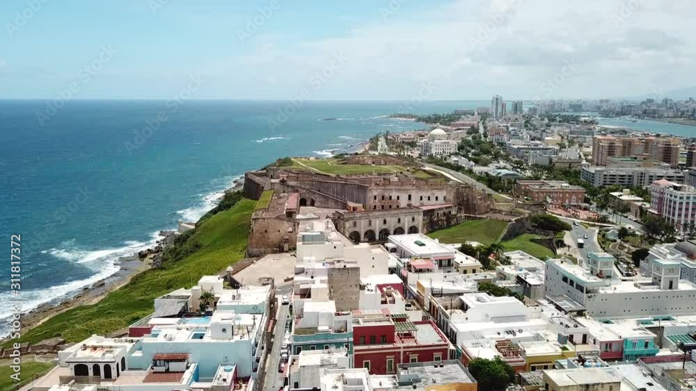 San Juan Puerto Rico, Famous Castillo San Cristobal Fortification ...