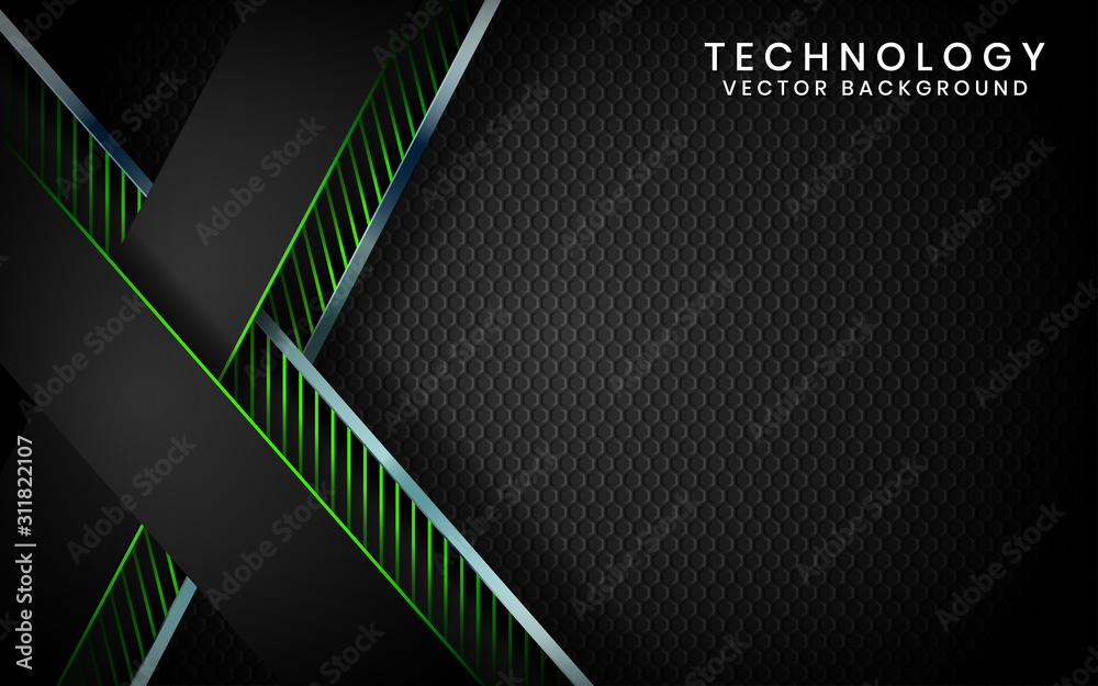 3d Green Technology Wallpaper
