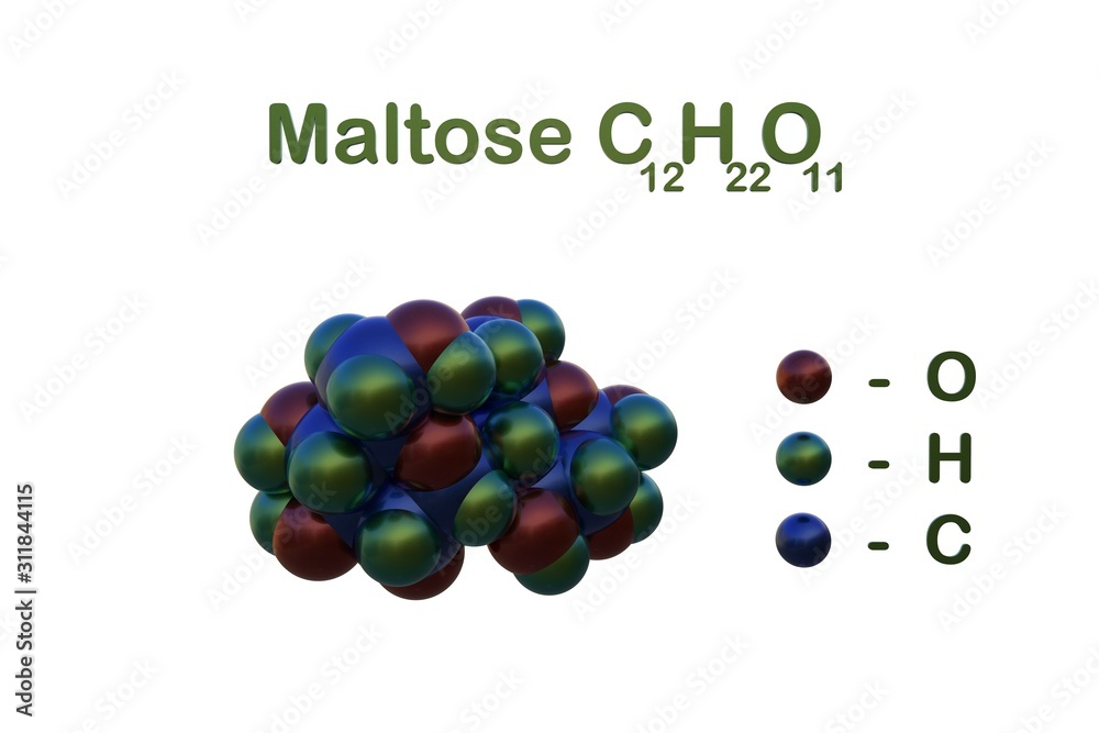 Structural chemical formula and space-filling molecular model of ...