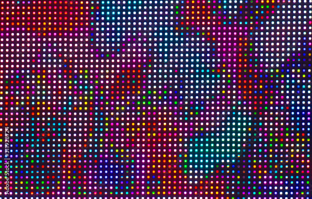 Digital screen background. Monitor or TV with image close up ...