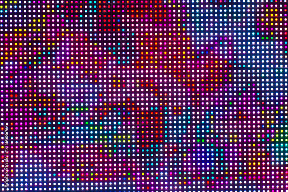 Digital screen background. Monitor or TV with image close up ...