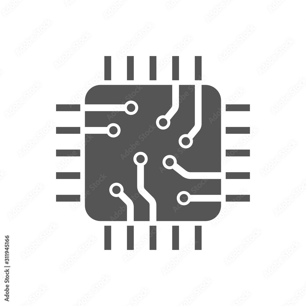 Cpu transparent icon. Cpu symbol design. Simple element vector ...