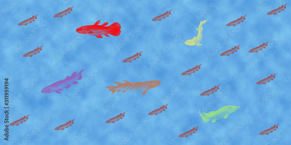 pesci Stock Illustration | Adobe Stock