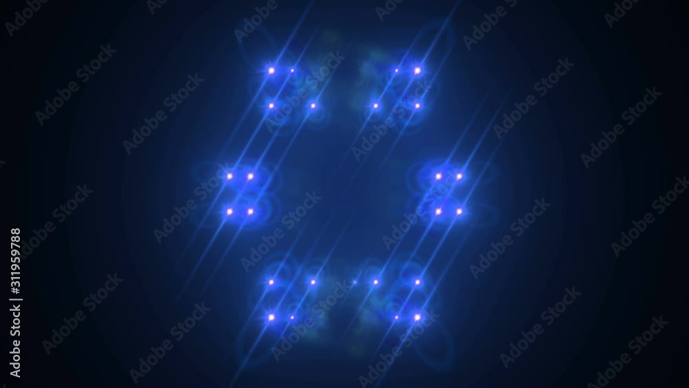 Football Lights - Looped 4K Pulsing (Flickering) Stage Stadion Light ...