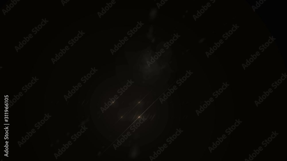 Led screen pixel light flashing with spotlights, shines, lights flare ...