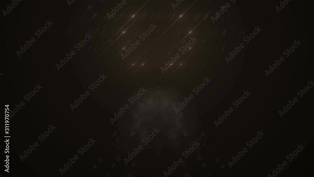 Led screen pixel light flashing with spotlights, shines, lights flare ...