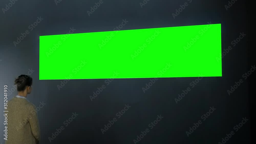 Green screen, technology, chroma key, futuristic, template, mock up ...