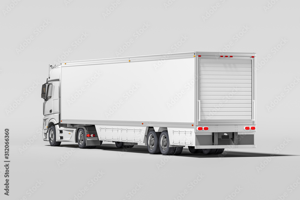 Semi Truck Back