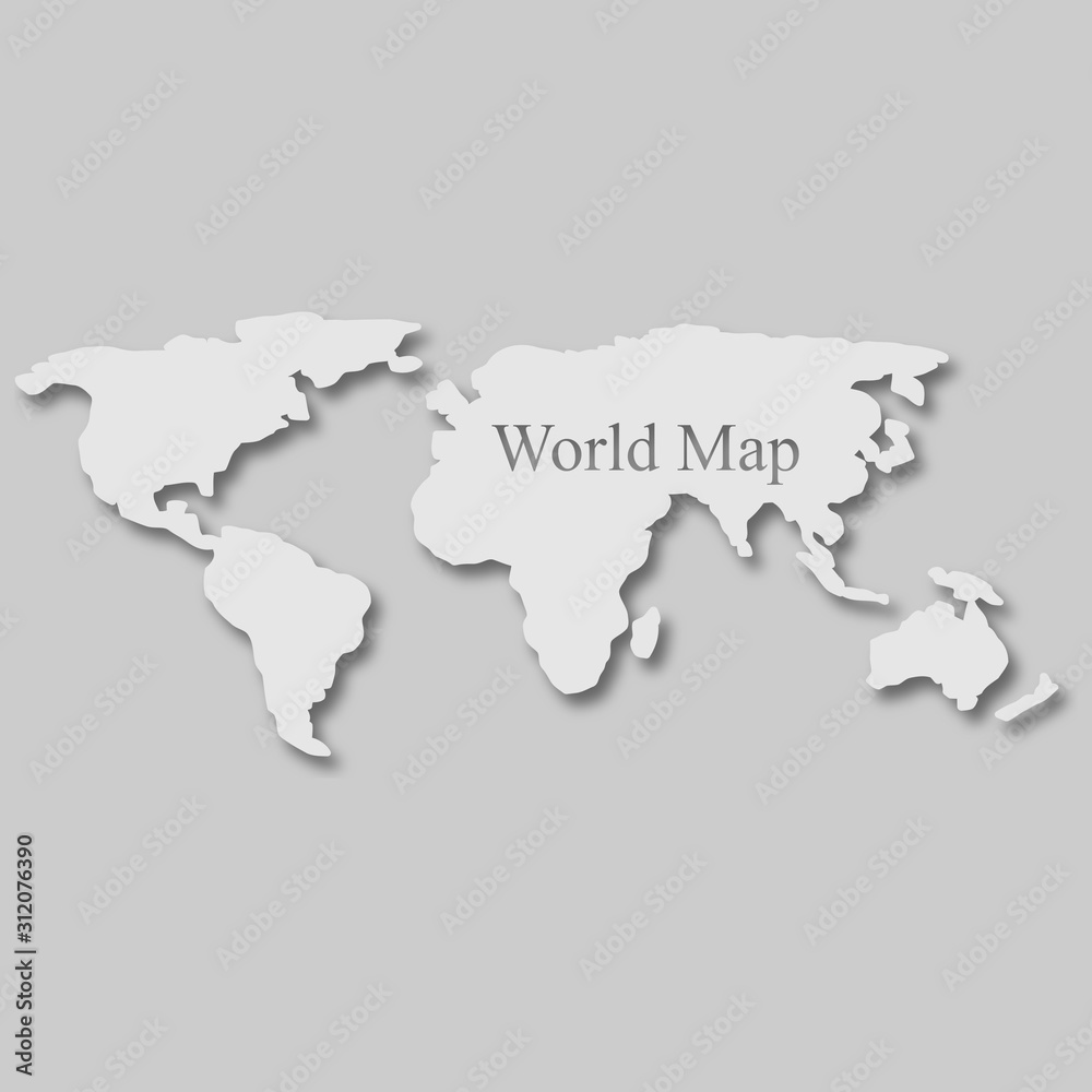 Fototapeta mapa świata dla dzieci world Map | Fototapety dla DZIECI