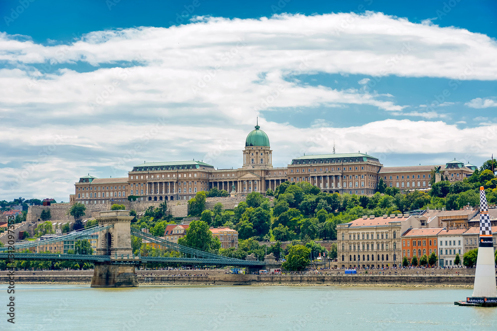 Buda Castle is historical castle and palace complex of Hungarian kings ...
