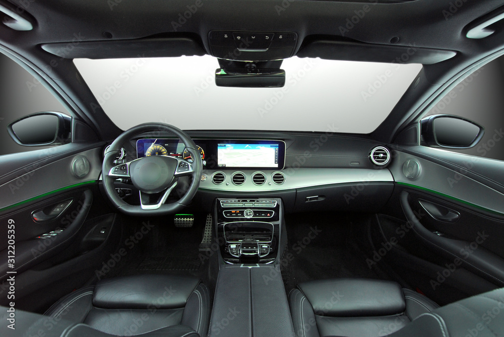 dashboard of a modern car Stock Photo | Adobe Stock