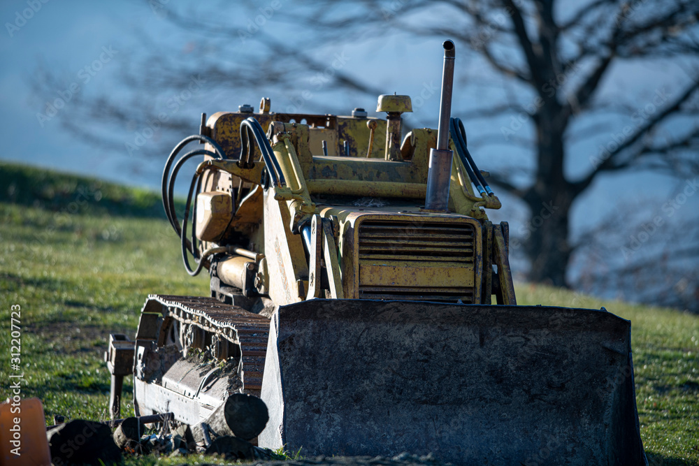 bulldozer Stock Photo | Adobe Stock