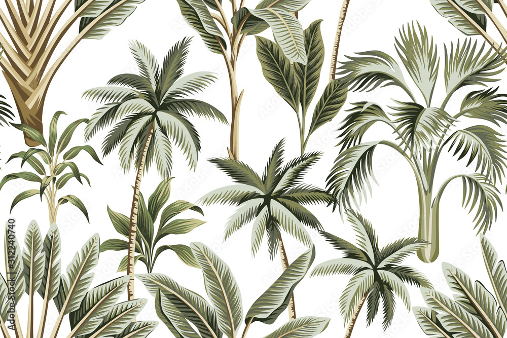 Vintage Tropical Pattern