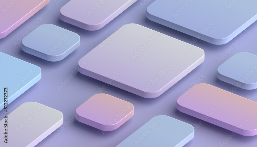 Abstract 3d render, modern background, graphic design Stock ...