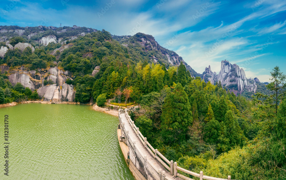 Taimu mountain in ningde city, fujian province, China Stock Photo ...