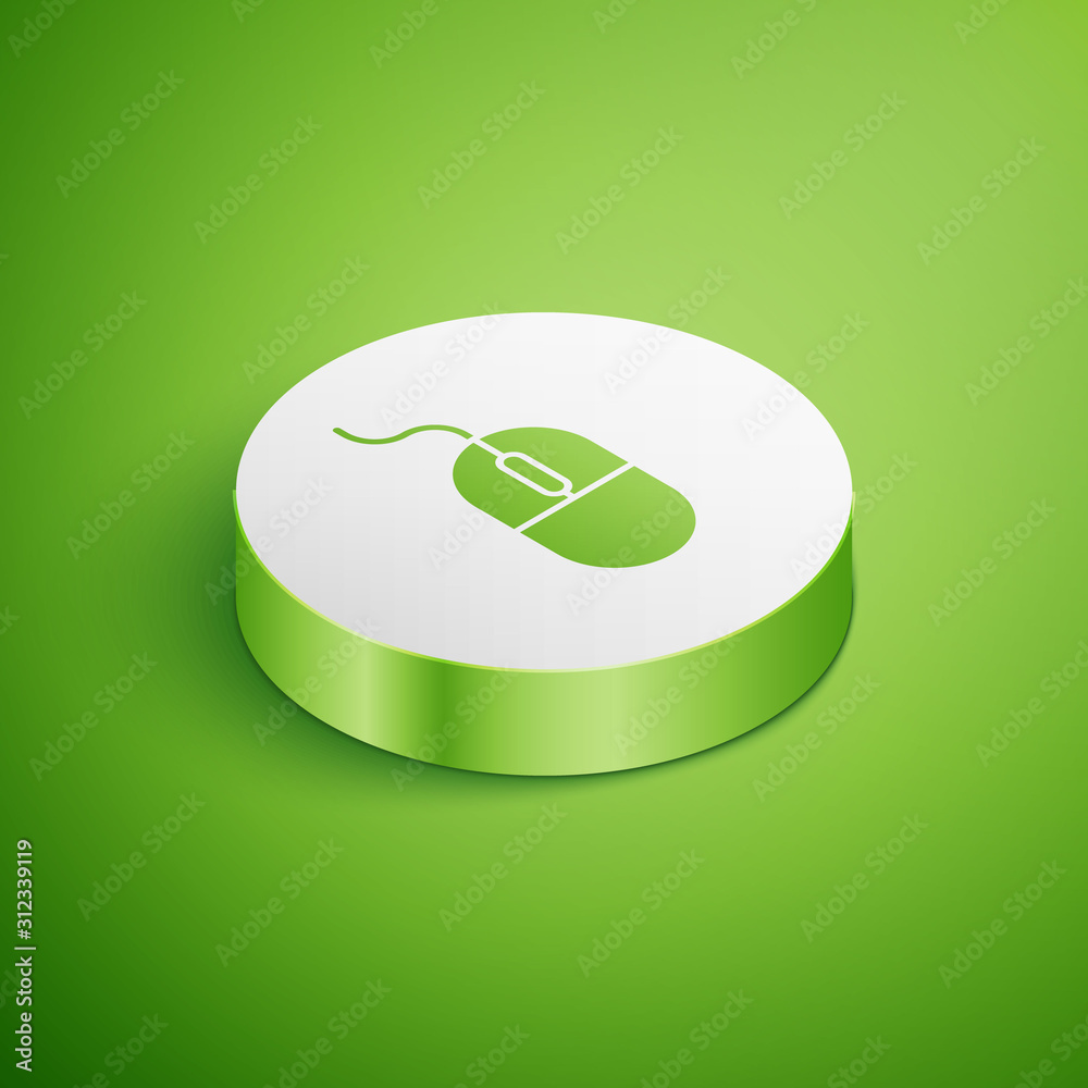 Mouse Icon Circle Vector