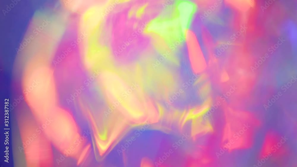 Neon holographic background. Wallpaper hologram. Wrinkled abstract ...