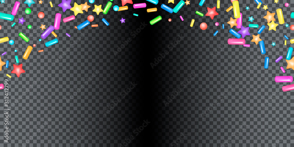 Sprinkles grainy on a transparent background Stock Vector | Adobe Stock