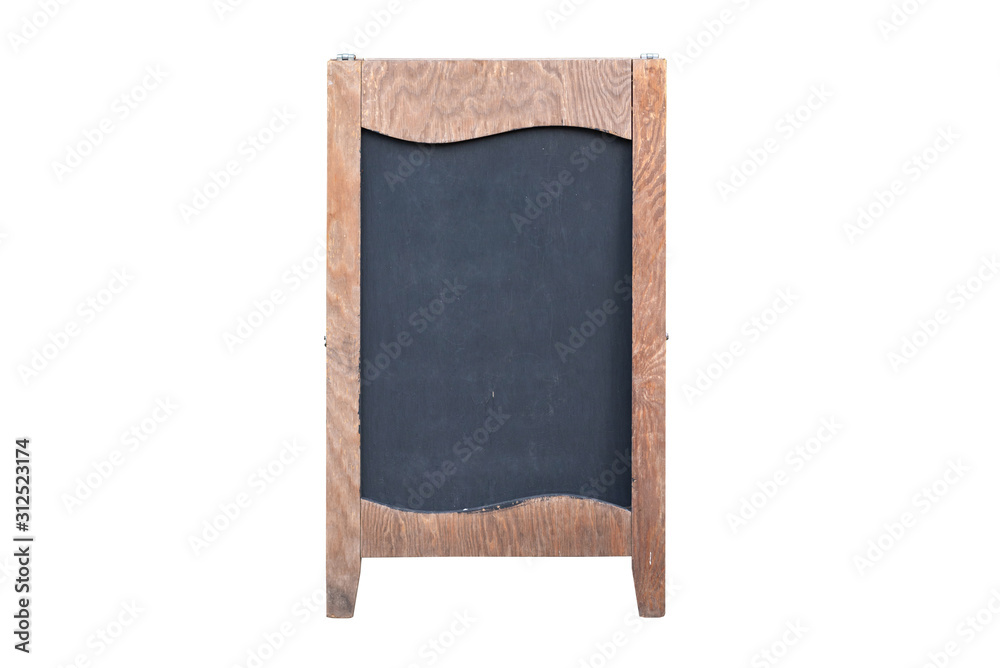 Restaurant menu board mockup isolated. Front view, close-up Stock Photo ...