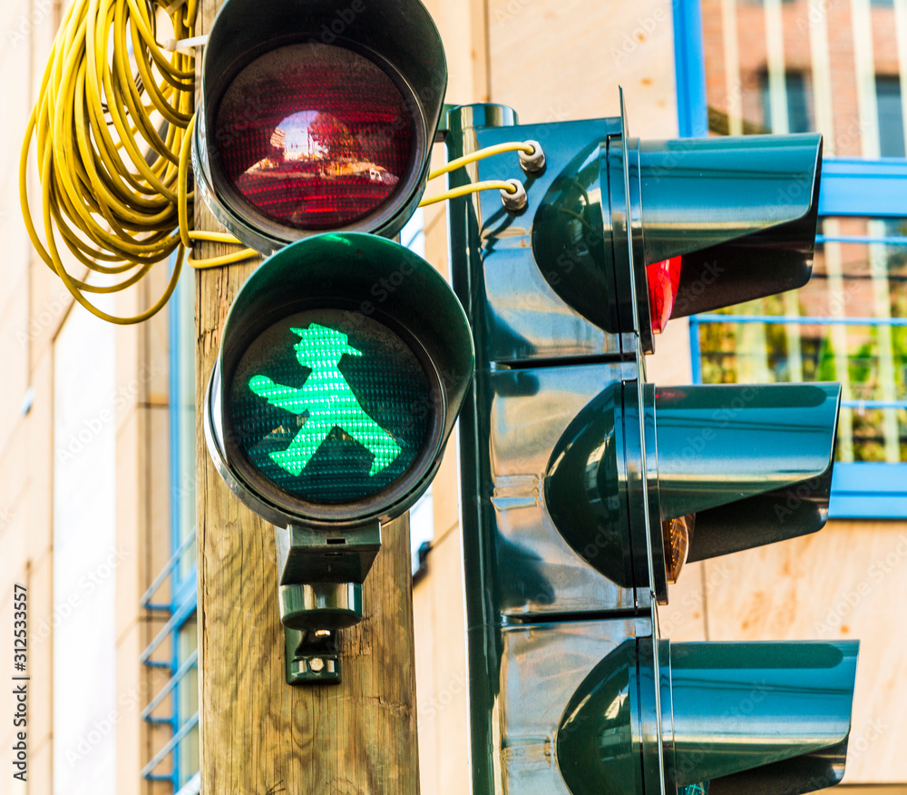 Ampelmann is the famous symbol shown on pedestrian signals in the ...