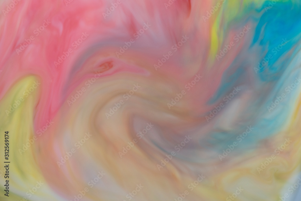 Abstract pastel colors in milk Stock Photo | Adobe Stock