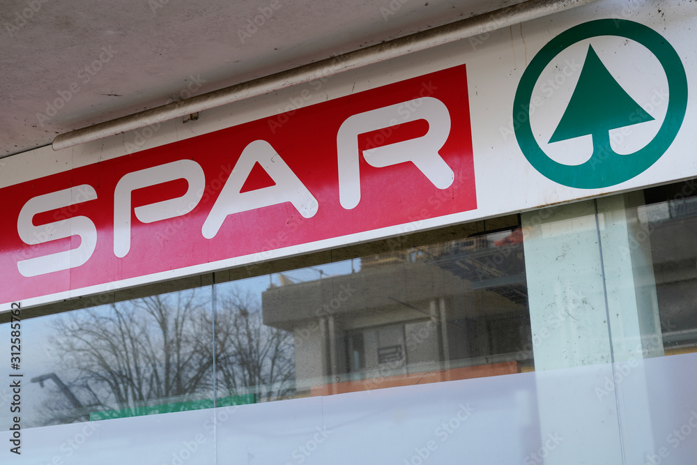 spar market logo sign shop supermarket multinational dutch group food ...