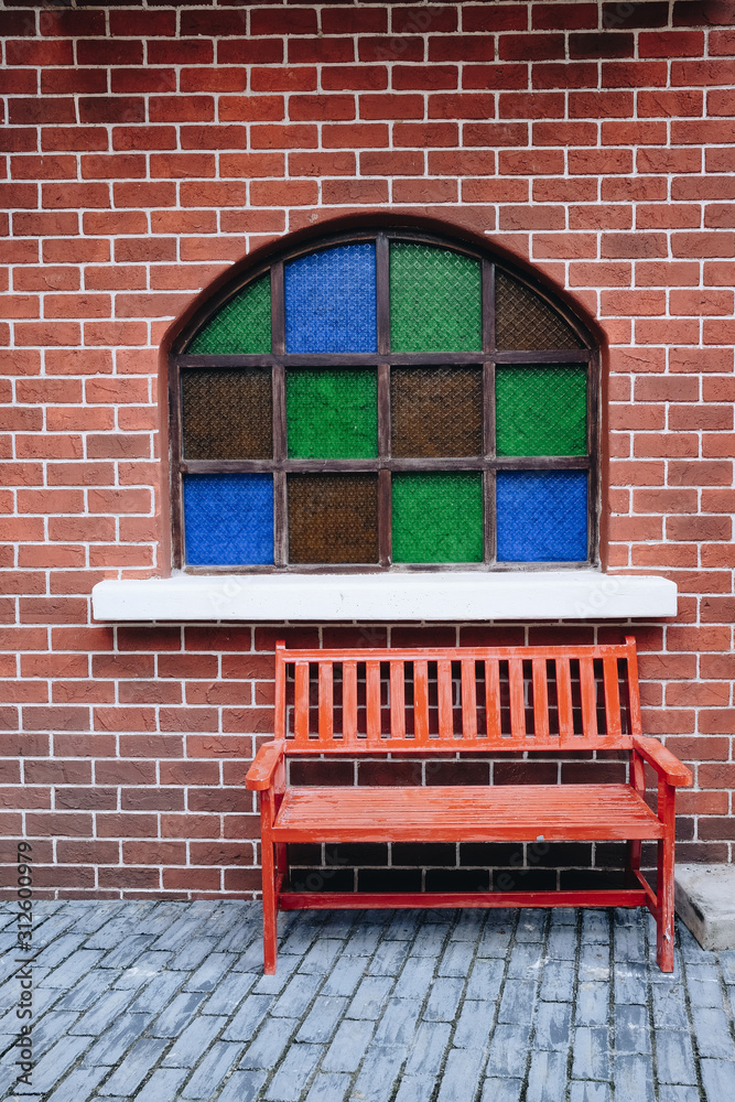 Colorful wooden window architecture building. Colorful houses taken ...